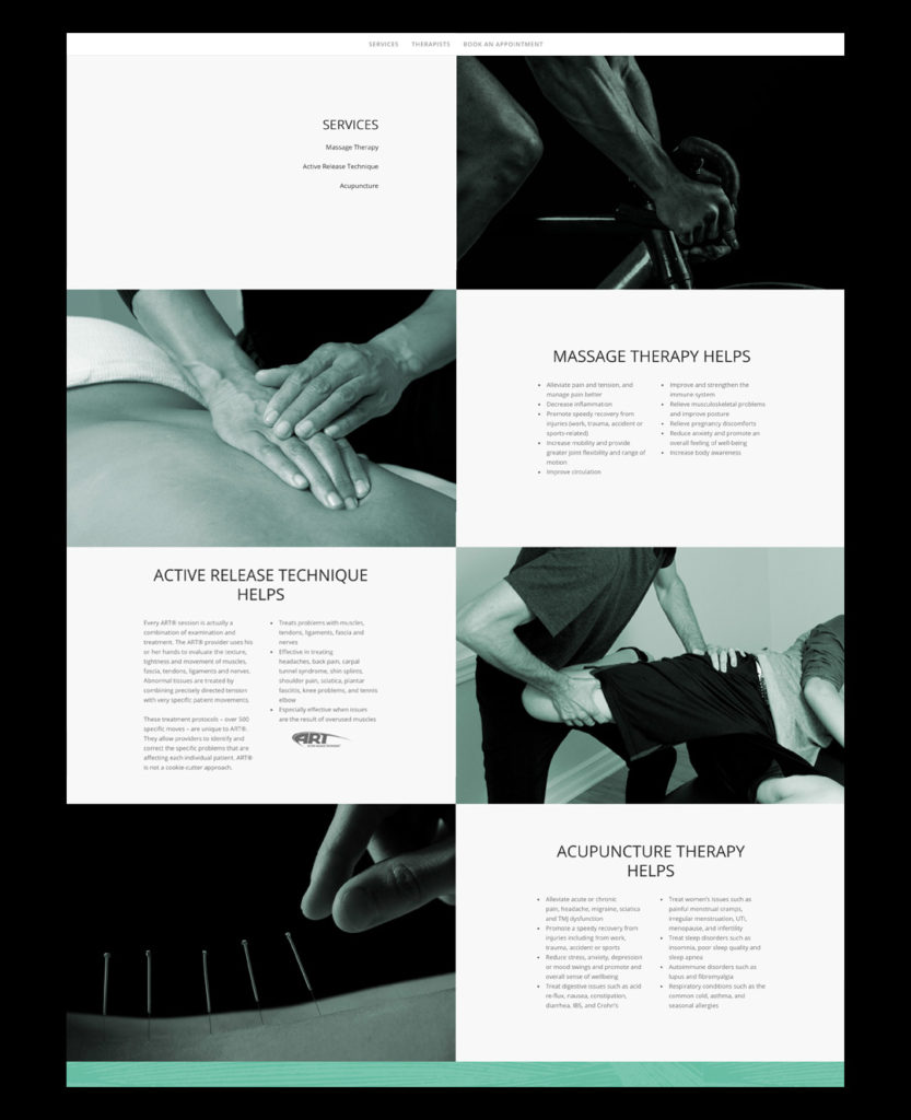 Vital Point Clinic - Meade Design Group - Victoria BC
